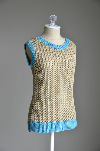 Ravelry: Netted Tank pattern by Universal Yarn