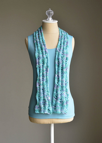 Ravelry: Ladder Scarf pattern by Universal Yarn