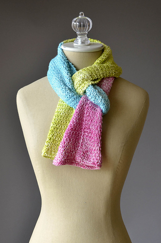Ravelry: Color Block Scarves pattern by Universal Yarn
