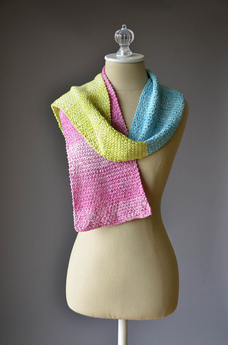 Ravelry: Color Block Scarves pattern by Universal Yarn