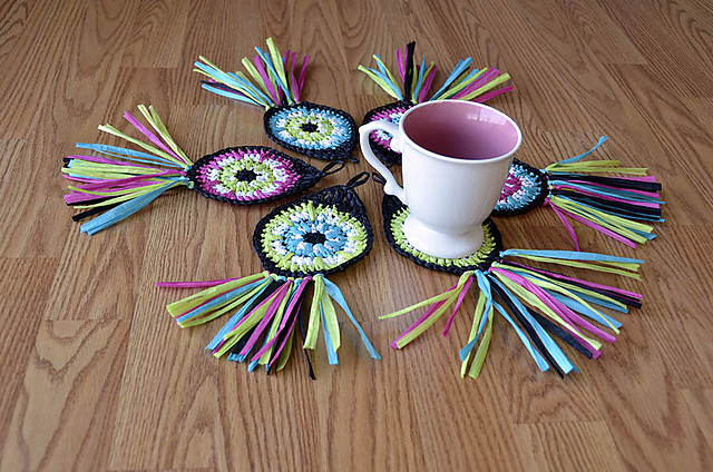 Ravelry: Tropical Coasters pattern by Universal Yarn