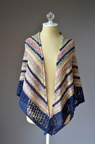 Ravelry: Flying V Shawl pattern by Universal Yarn