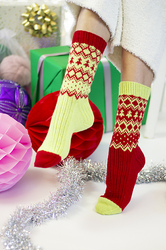 Ravelry: Holiday Elf Socks pattern by Rachel Brockman