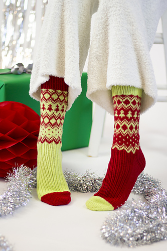 Ravelry: Holiday Elf Socks pattern by Rachel Brockman