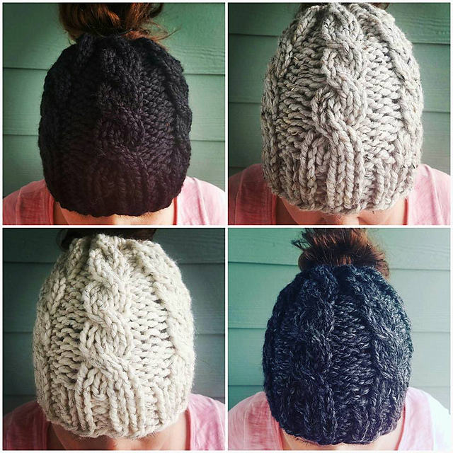 Ravelry: Twisted Top Knots pattern by Unraveled by Jen