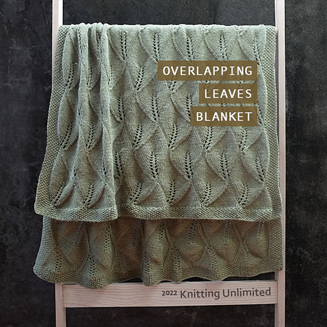 Ravelry: Overlapping Leaves Blanket pattern by KnittingUnlimited