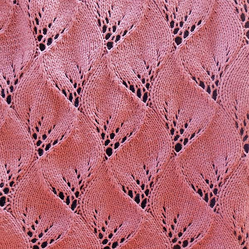 Ravelry: Overlapping Leaves Blanket (Aran) pattern by nalhcib