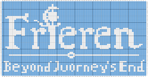 Ravelry: Frieren Logo Chart pattern by Nadja Bullis