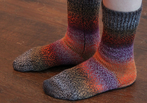 Ravelry: Machine Knit Socks with Dutch Heel pattern by Gerda Stitt and ...