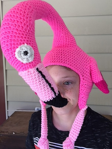 Ravelry: Birdbrain Flamingo Hat pattern by Care Sharpin