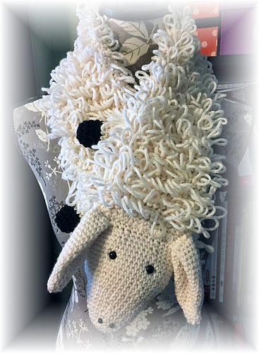 Ravelry: Sheep Scarf pattern by Care Sharpin