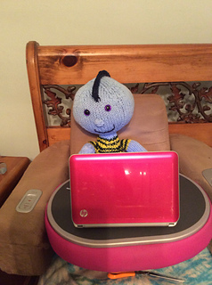 Ravelry: VTorres184's Blue Doll with short MoHawk