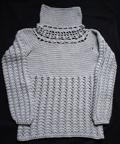 Ravelry: Lush Lace / Ladylike Pullover pattern by Lion Brand Yarn