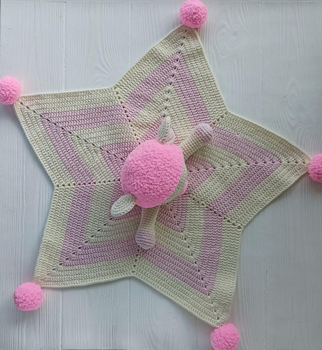 Ravelry: Sleeping Lamb Baby Lovey pattern by Valerie Burova