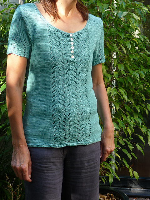 Ravelry: Cap Sleeve Henley pattern by Veronik Avery