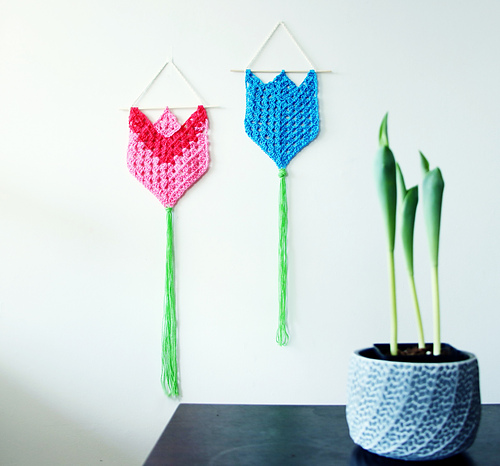 Ravelry: Tulips - Wall Hanging pattern by Valerie Rodrigues