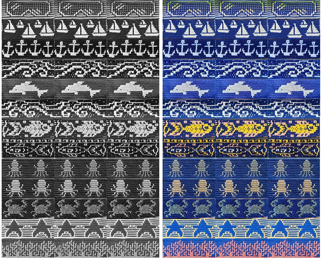 Ravelry: Vancie121's Adventures in Mosaic Crochet – Ocean Theme