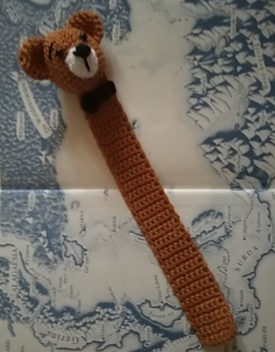Ravelry: Cinnamon Bear bookmark pattern by Andrea Vass