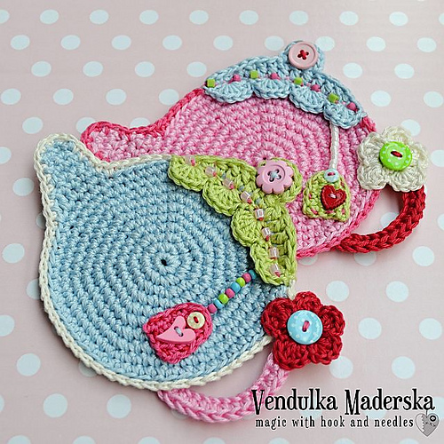 Ravelry: Teapot coaster pattern by Vendula Maderska