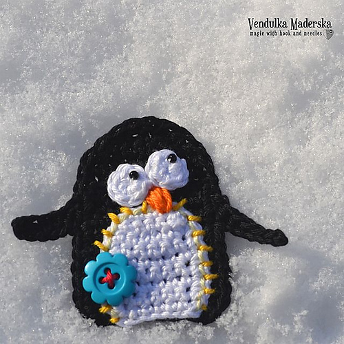 Ravelry: Penguin applique pattern by Vendula Maderska