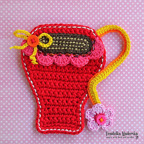 Ravelry: Coffee mug coaster pattern by Vendula Maderska
