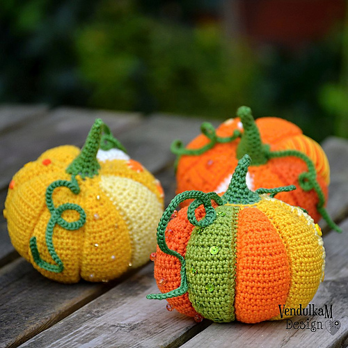 Ravelry: Patchwork pumpkin pattern by Vendula Maderska