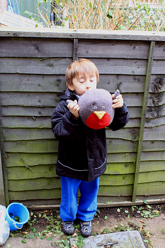 Ravelry: Robin Mega Ball pattern by Claire Slade