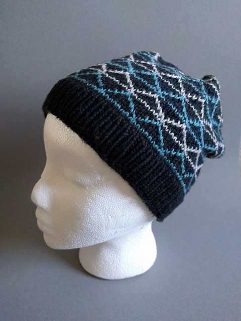 Ravelry: Triplicity Geometric Hat pattern by Veronica Macaulay