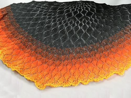 Ravelry: Tuch Vulkan pattern by Veronika Hug (Woolly Hugs)