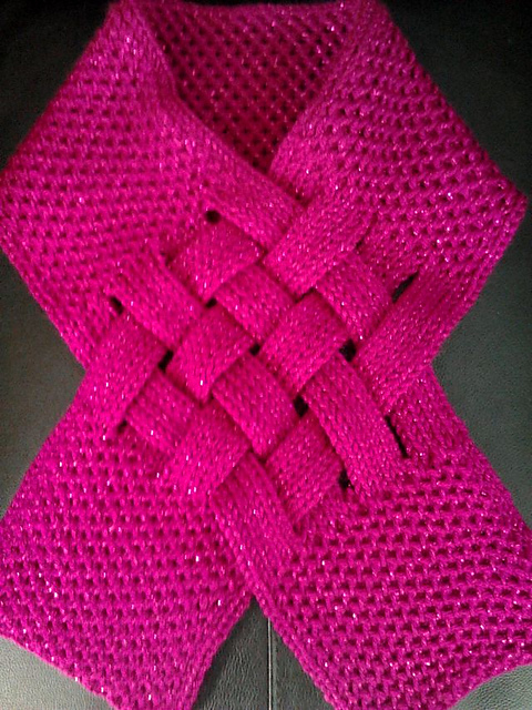 Ravelry: Loom Knit Braid Scarf pattern by Vickie Klement