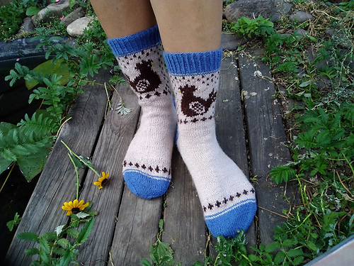Ravelry: Cute Chicken Socks pattern by Svetlana Gibadullina