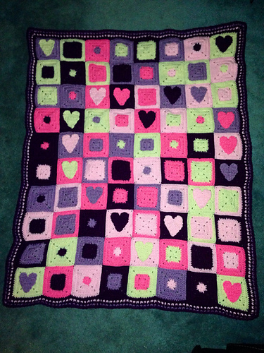 Ravelry: Happy Hearts Afghan WT1659 pattern by Alison Grenier