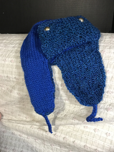 Ravelry: Terry Trapper Faux Fur Hunting Cap pattern by Amanda Lee