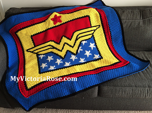 Ravelry: Wonder Woman Blanket pattern by Nicole Mayer