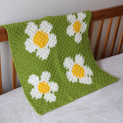 Ravelry: Daisy Chain Blanket (CROCHET) pattern by Vikki Bird