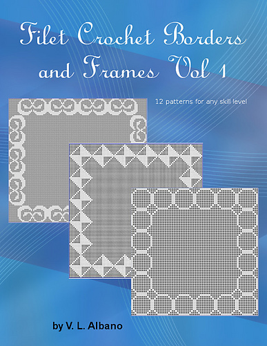 Ravelry: Filet Crochet Borders and Frames Vol 1 - patterns