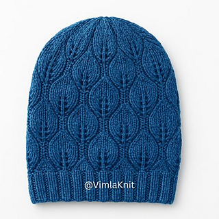 Ravelry: Unisex Leaf Lace Beanie pattern by Vimla Singh