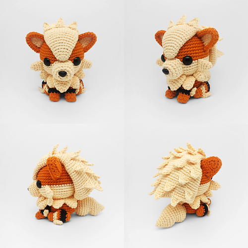 Ravelry: Growlithe & Arcanine pattern by Erin Kim