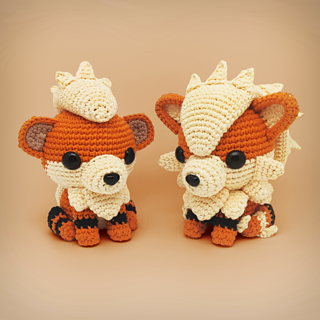 Ravelry: Growlithe & Arcanine pattern by Erin Kim