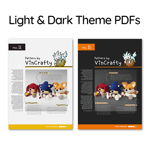 Ravelry: Sonic, Tails & Knuckles pattern by Erin Kim