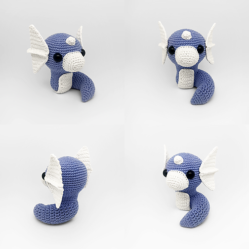 Ravelry: Dratini, Dragonair & Dragonite pattern by Erin Kim
