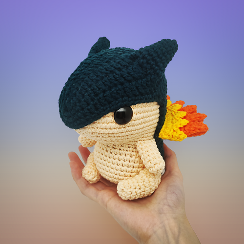 Ravelry: Cyndaquil, Quilava & Typhlosion pattern by Erin Kim