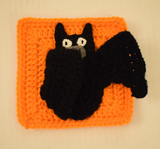 Ravelry: Bat Granny Square pattern by Samantha Pekar