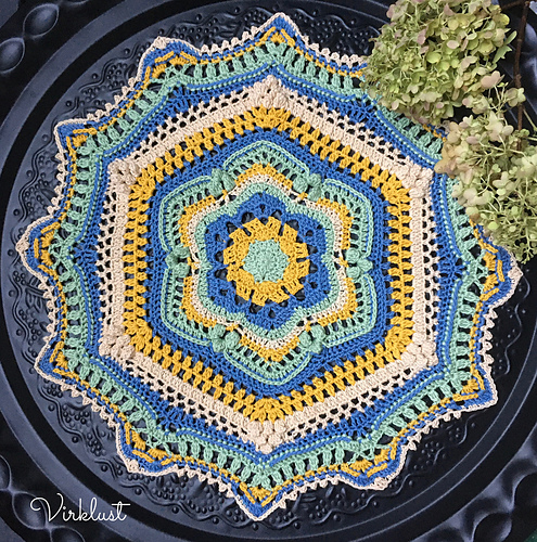 Ravelry: Ocean Star mandala pattern by Anna Nilsson