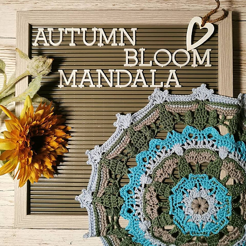 Ravelry: Autumn Bloom Mandala pattern by Anna Helén