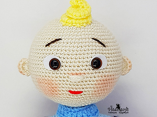 Ravelry: CoComelon Baby JJ pattern by VALENTYNA PYLYPOVYCH