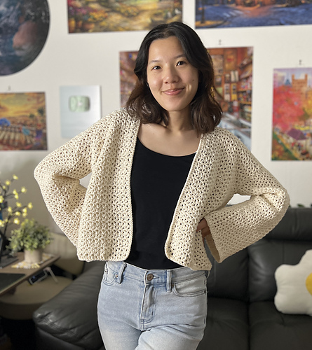 Ravelry: Crochet Mesh Cardigan pattern by Viv Crochets