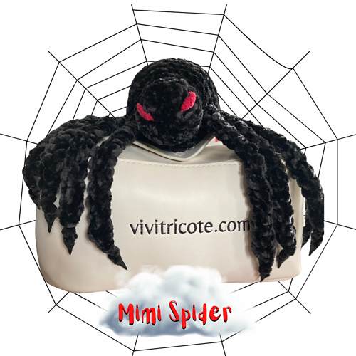 Ravelry: Mimi Spider amigurumi pattern by ViviTricote