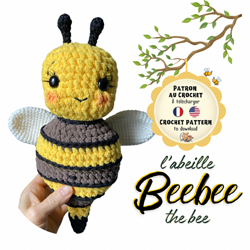 Ravelry: L’abeille Beebee the bee pattern by ViviTricote