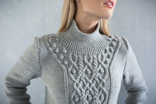 Ravelry: #05 Cable Panel Pullover pattern by Melissa Leapman